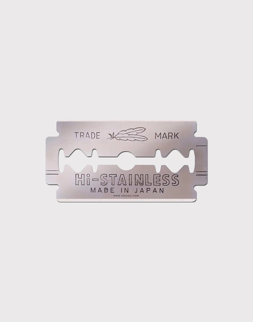 10 Blades of Feather Japan Hi-Stainless Double Edge Razor Blades ...