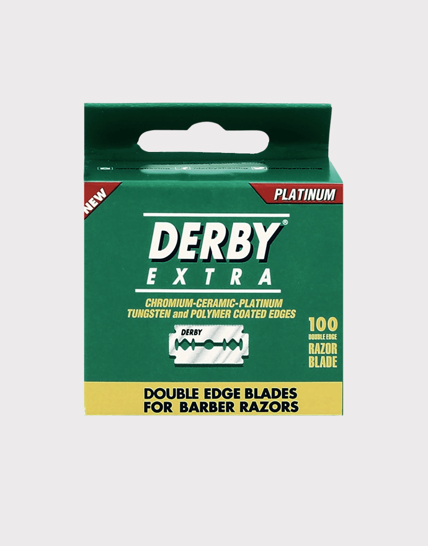 100 Blades of Derby Extra Platinum Stainless Double Edge Safety Razor ...