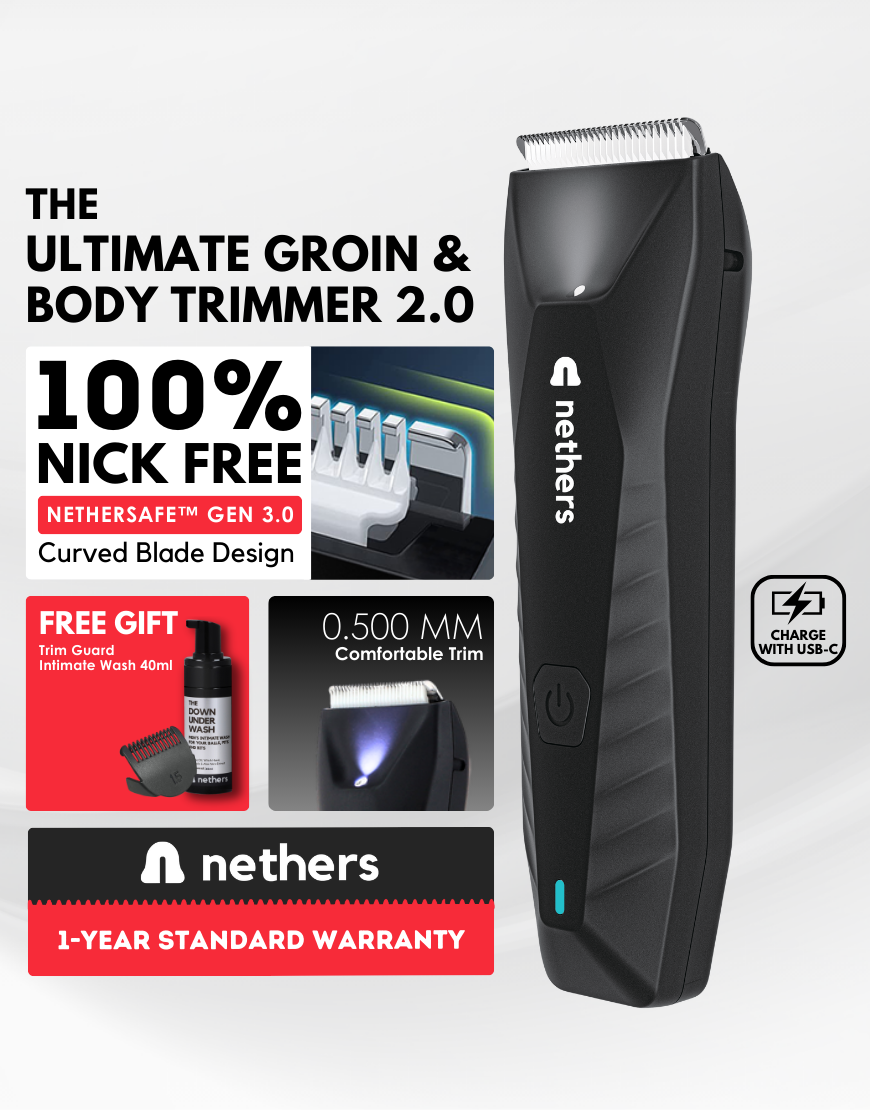 Nethers Undercut Trimmer 2.0: 100% Nick Free, Wireless, and Waterproof ...