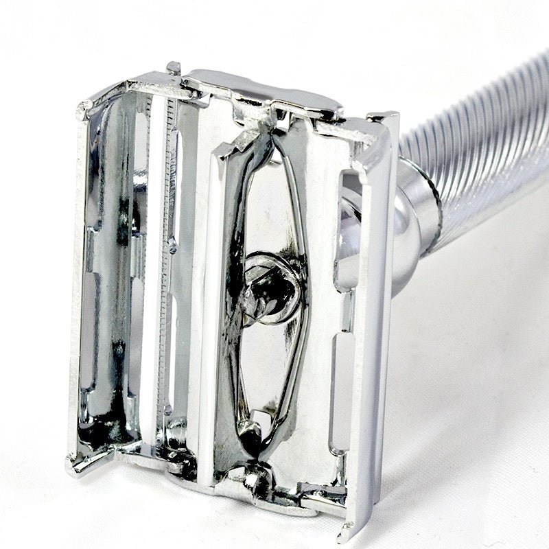 Parker 99R Barberpole Butterfly Open Double Edge Safety Razor - SGPomades